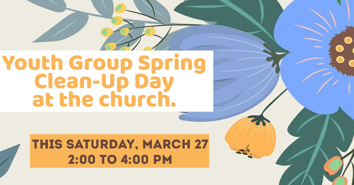 YOUTH GROUP SPRING CLEAN-UP DAY! | The Red Brick Church