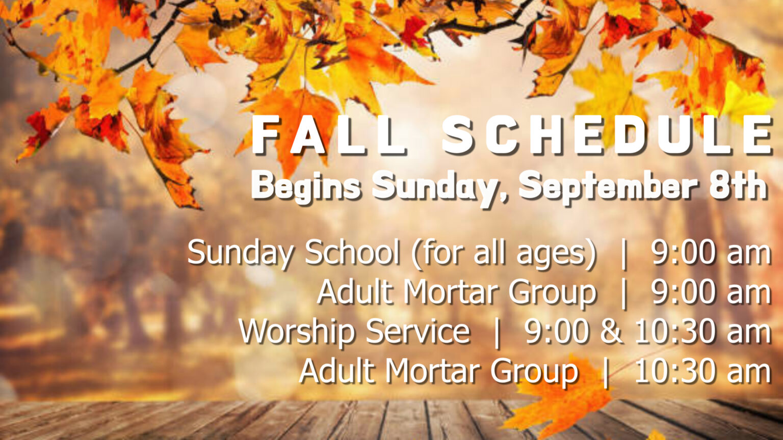 Two Worship Services! | The Red Brick Church